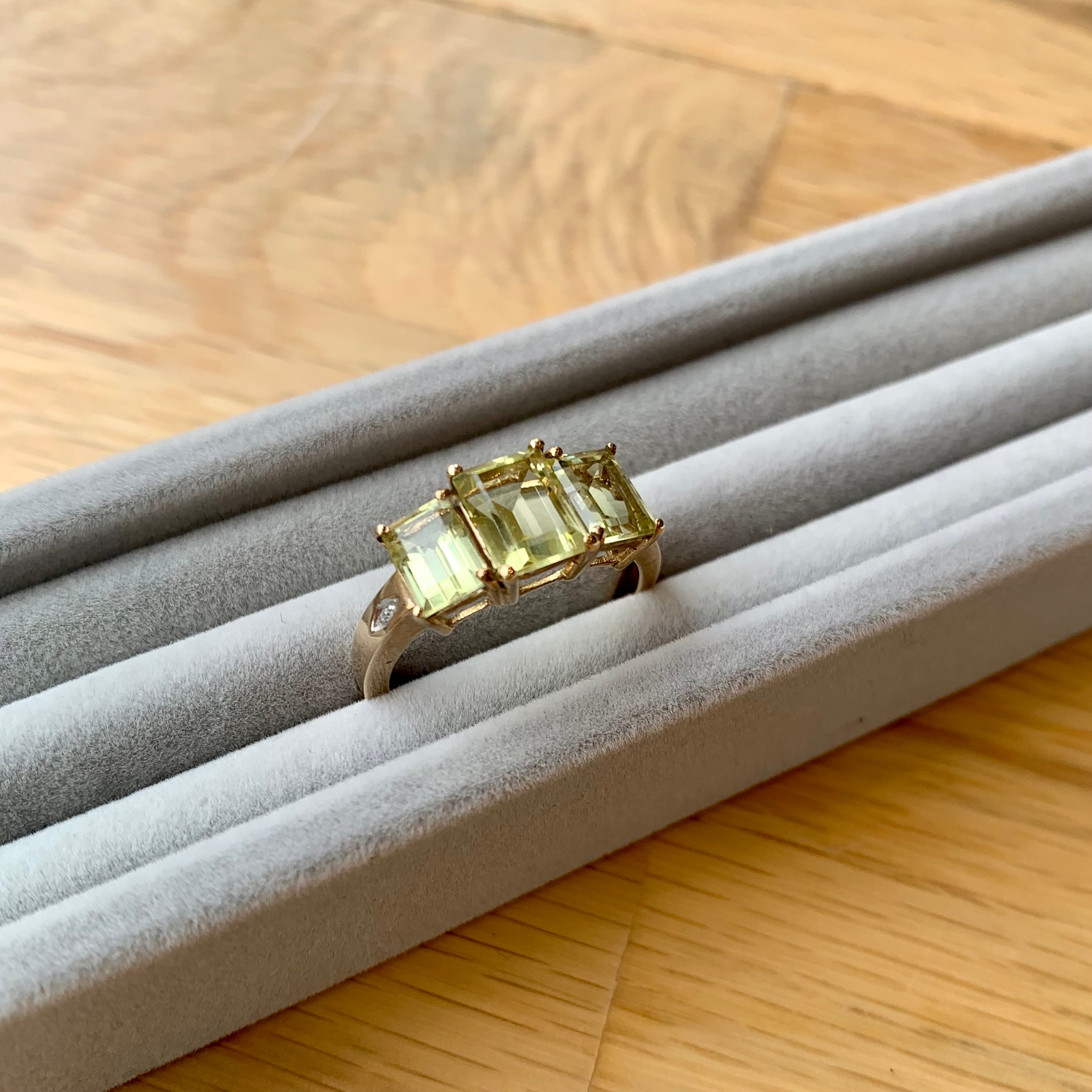 SALE Citrine Three Stone Ring – BOO Jewellery