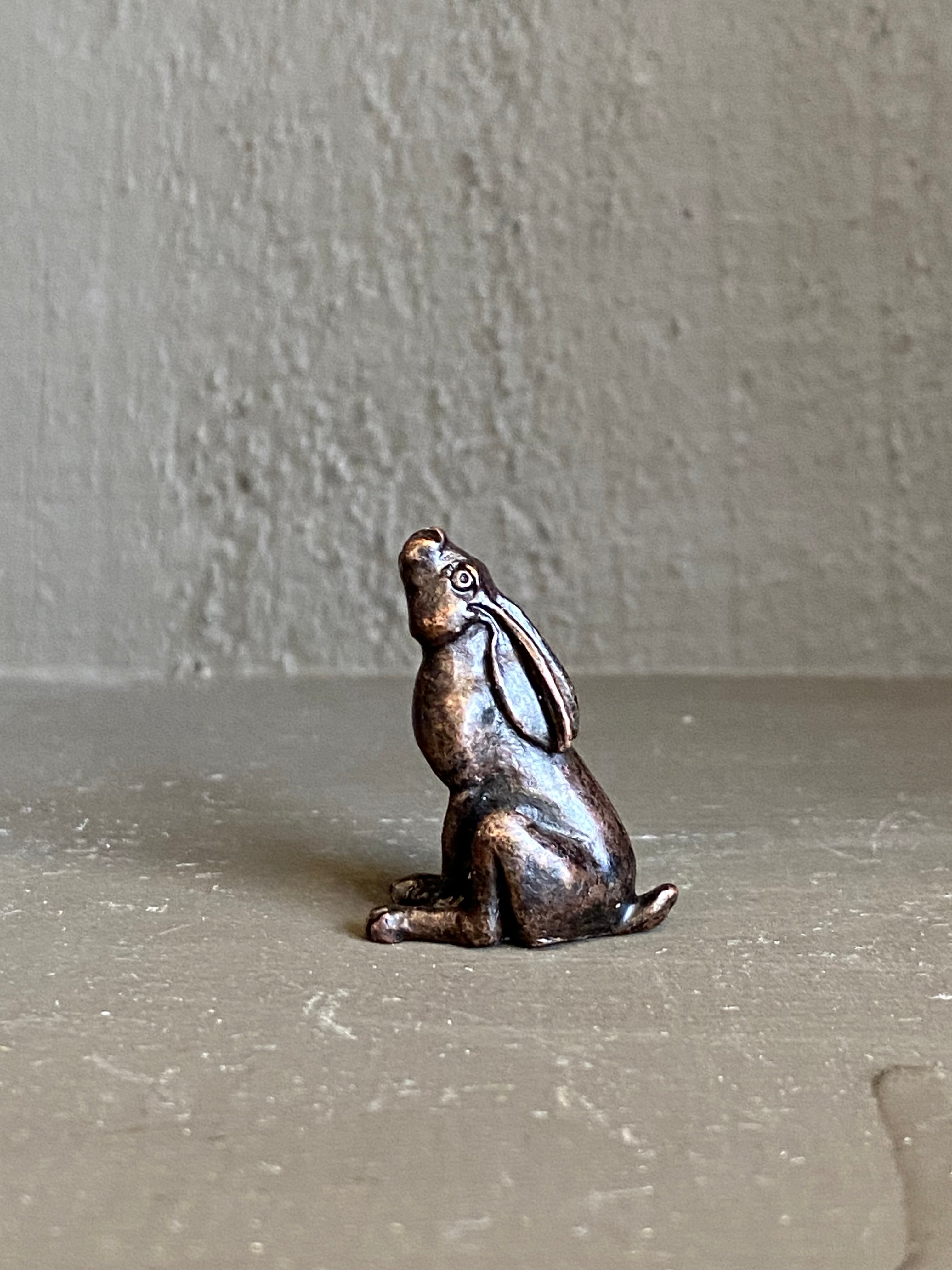 Bronze Moon Gazing Hare – BOO Jewellery